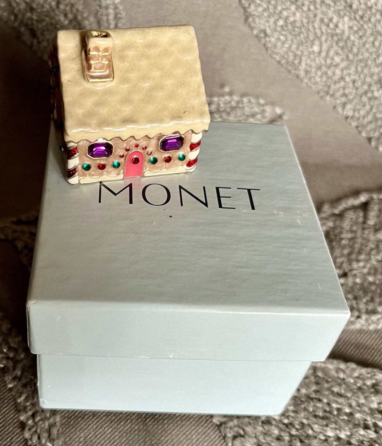 Monet KP Gingerbread House Trinket Box In Original Box MNRUK288 ...