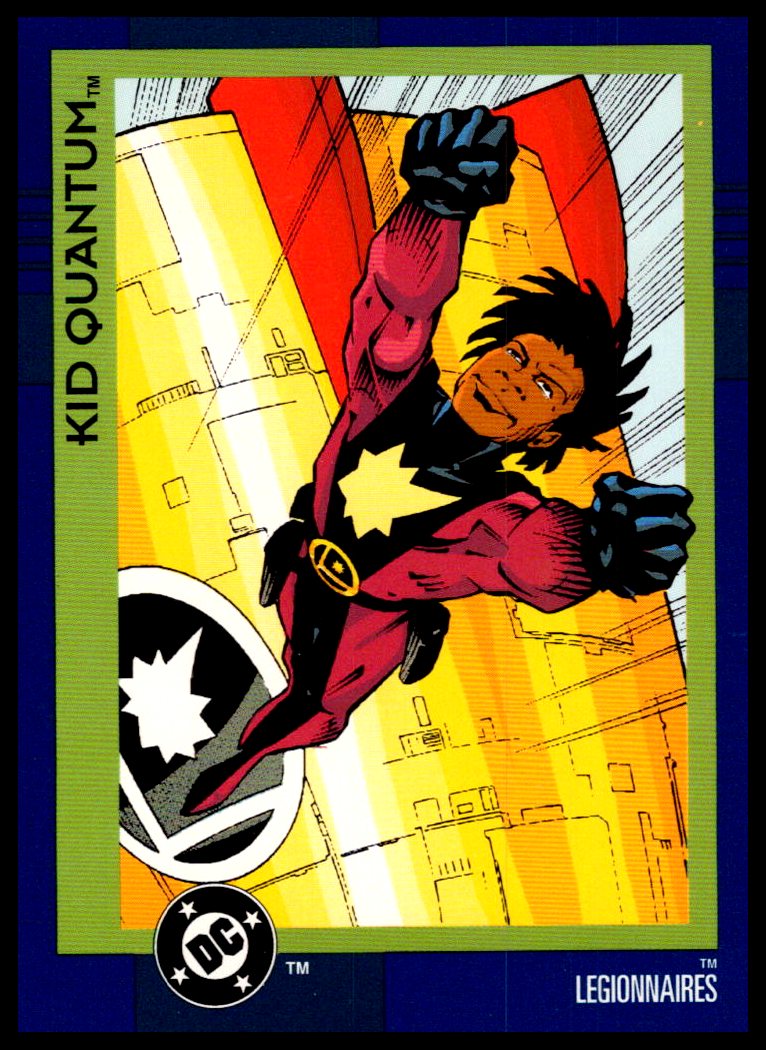 1993 SkyBox DC Cosmic Teams #102 Kid Quantum