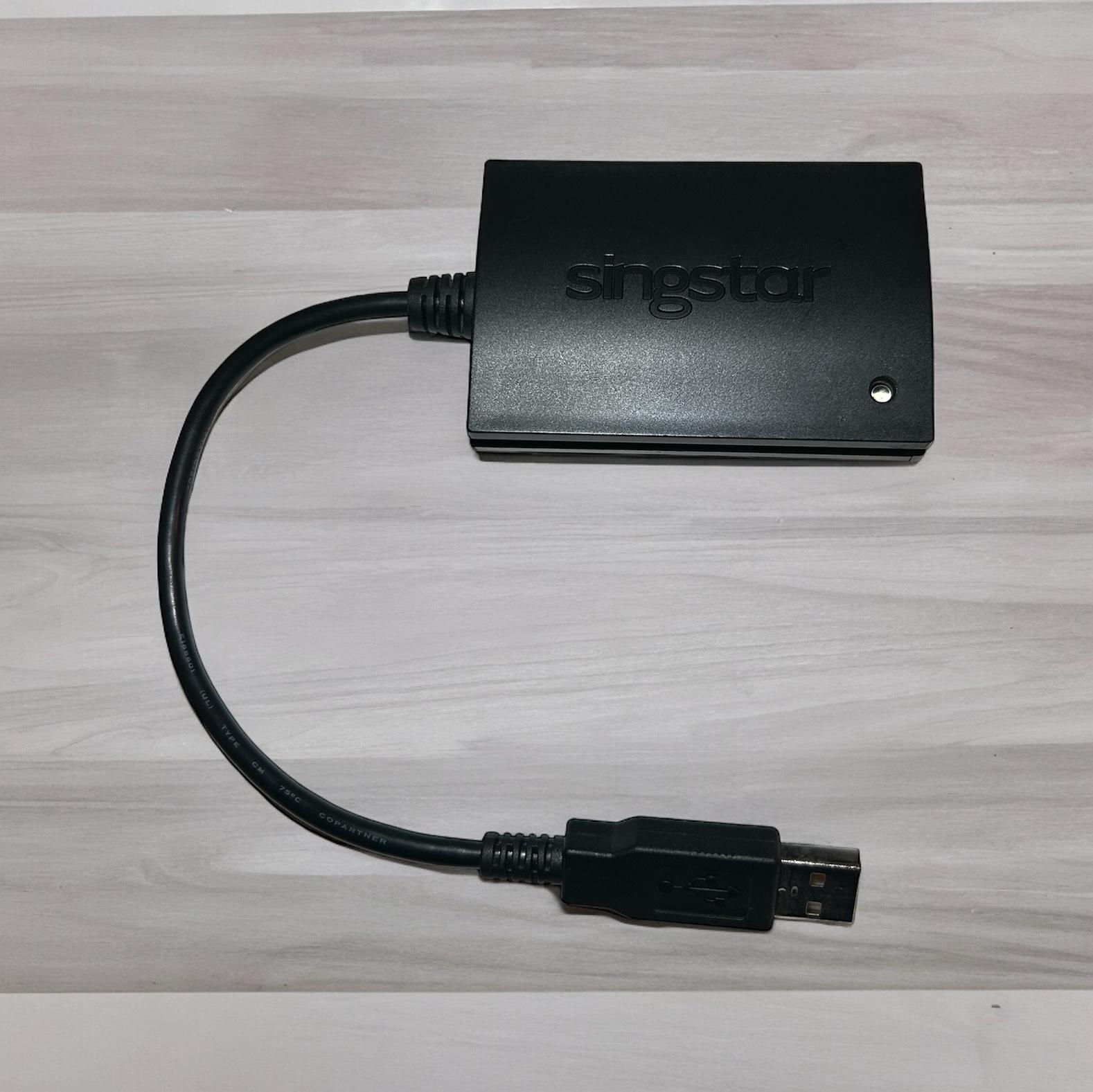Namtai SingStar Microphones USB Converter Dongle for Sony PlayStation 3 ...