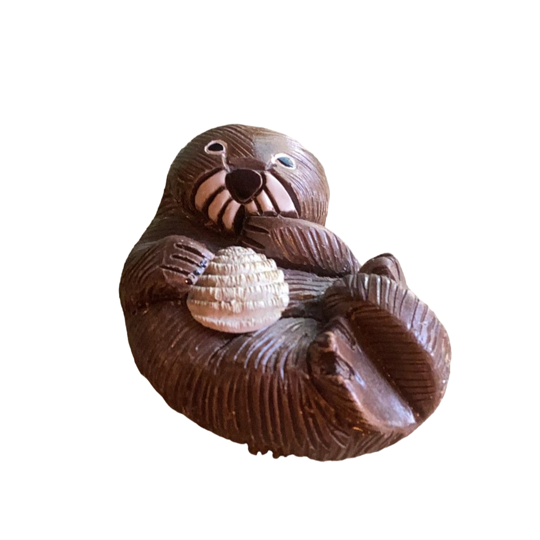 09. RINCONADA - #67 - Otter Swimming On His Back Carrying A Clam Shell