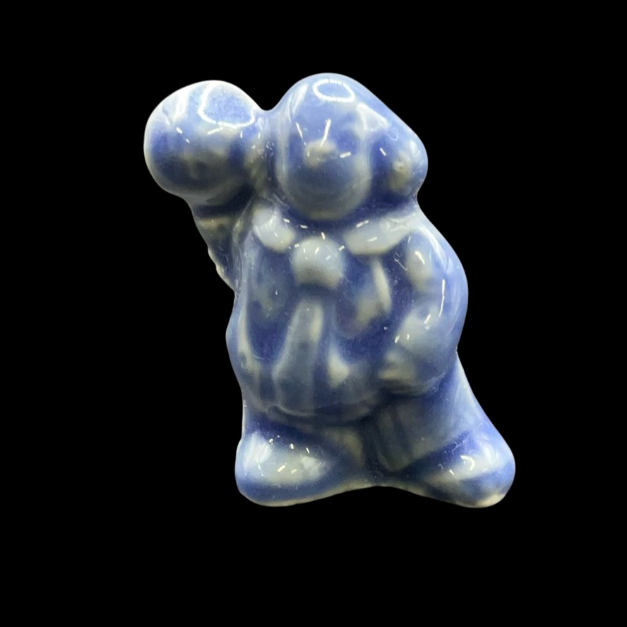 Wade Whimsies Blue Clown 1”x1.5”