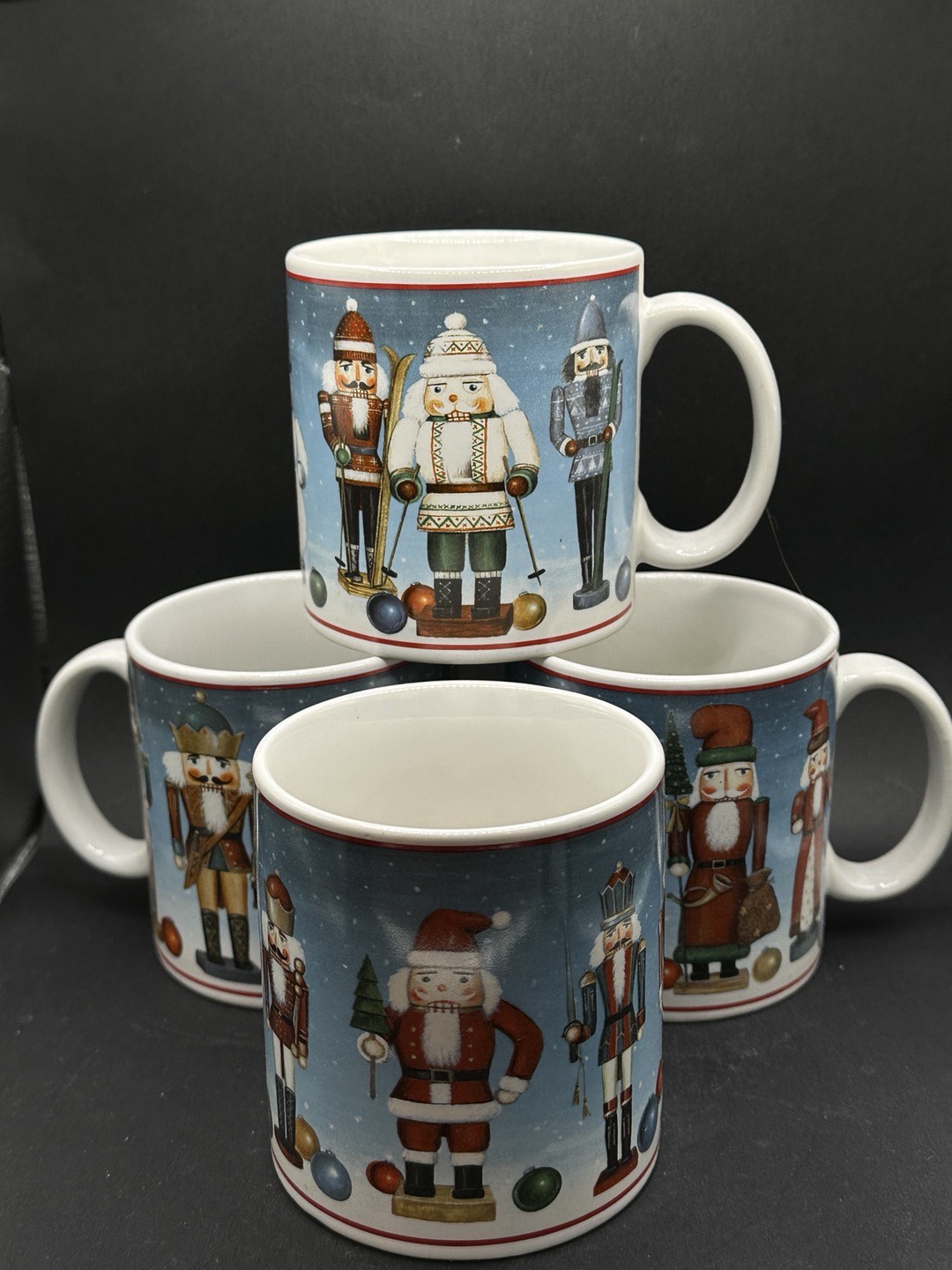 Nutcracker Mugs (4) Made By Sakura, Excellent Condition Come With ...