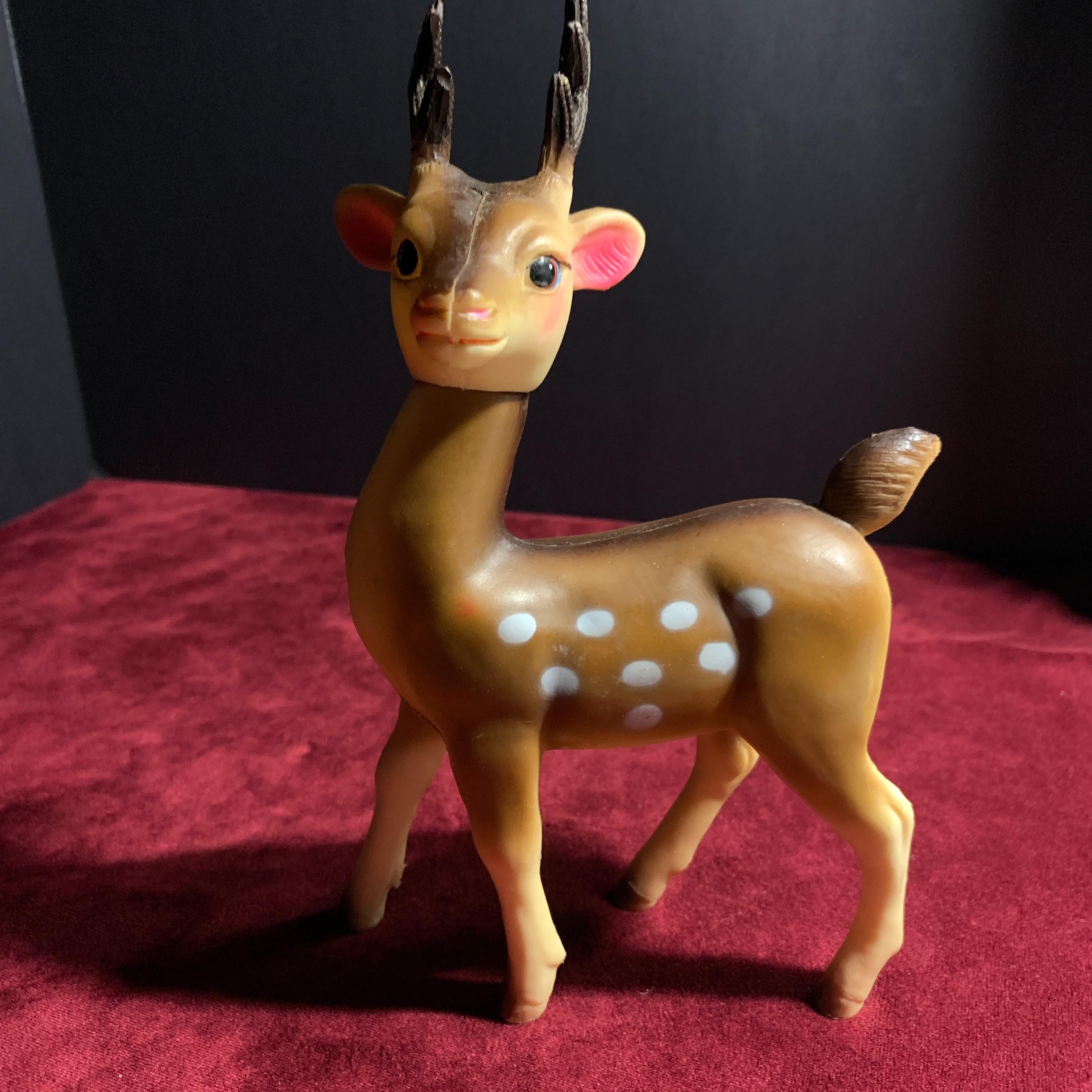Vintage Plastic Reindeer