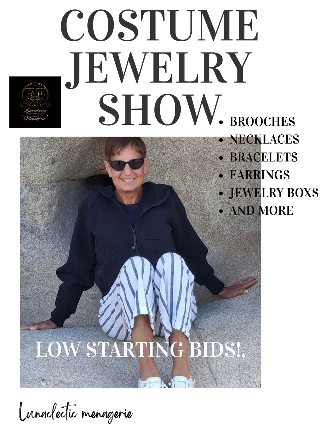 Costume Jewelry Show! Low Starting Bids!