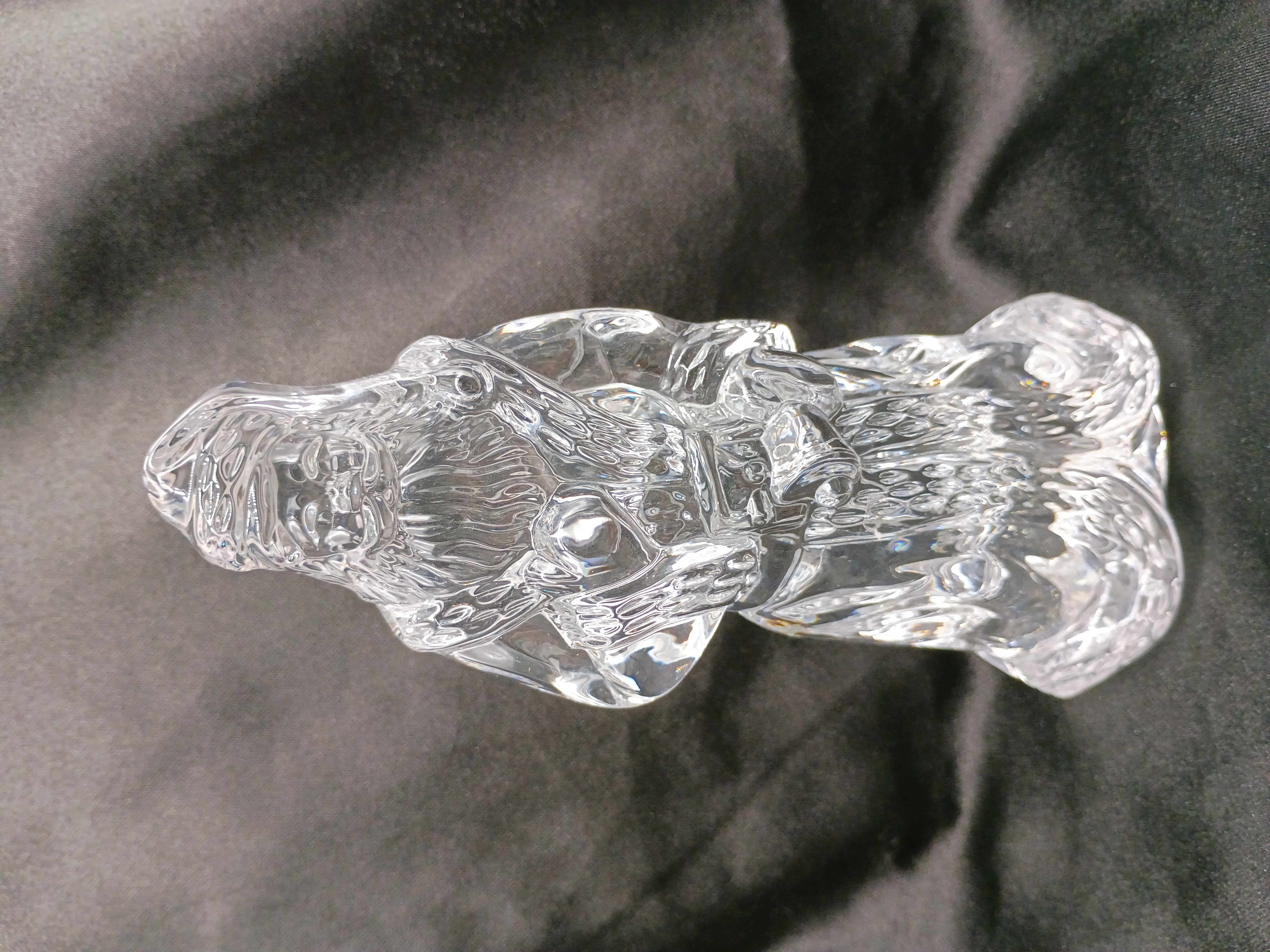 Waterford Crystal Victorian Santa with Bell 1st Edition Figurine 6.5"