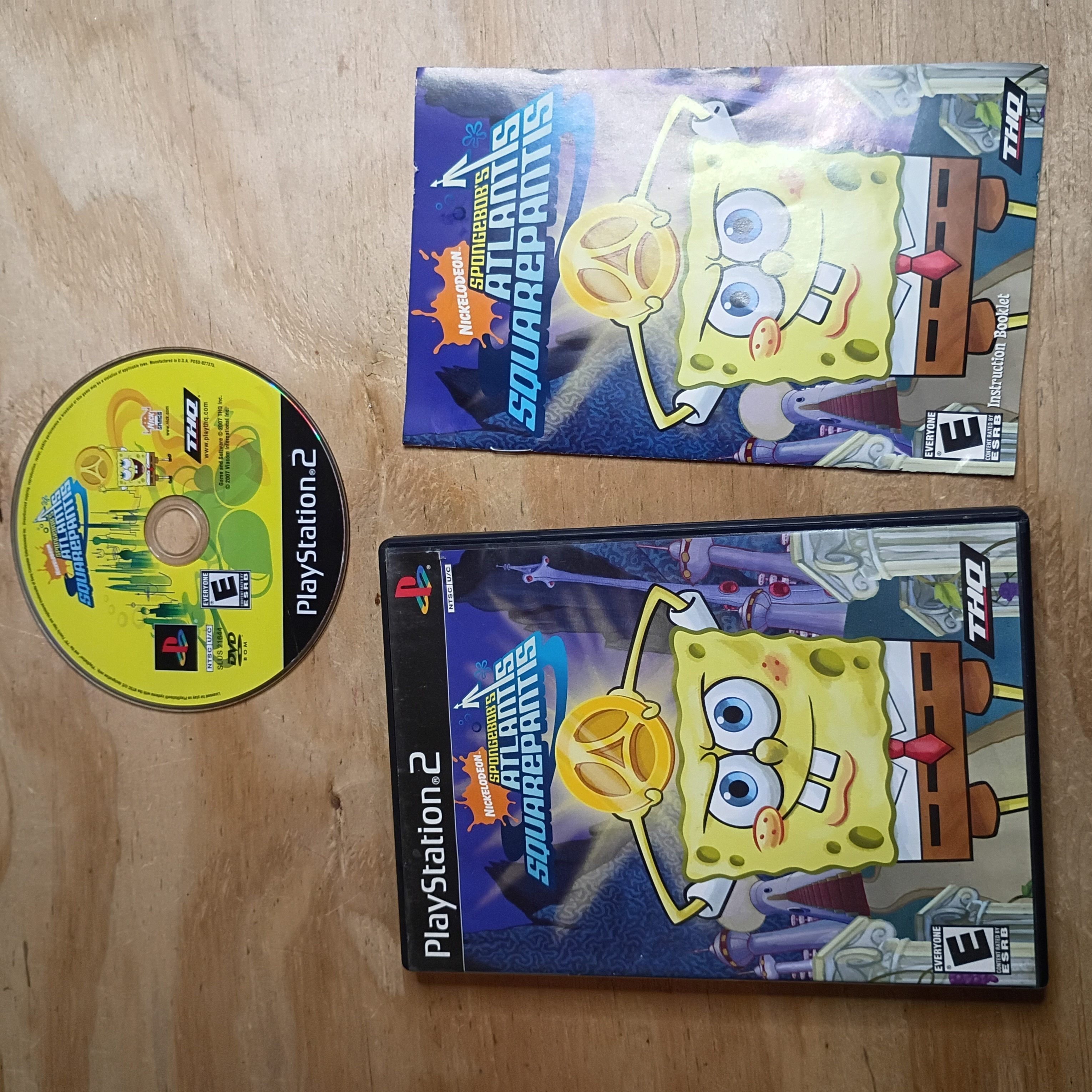 SpongeBob's Atlantis Squarepantis PS2 Playstation 2