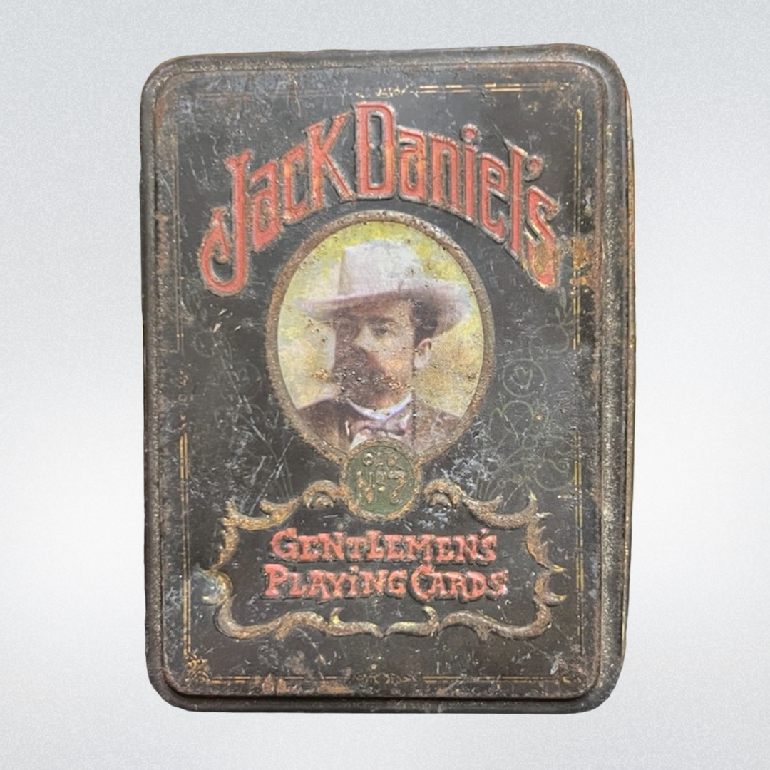 MARKDOWN! Jack Daniel's Gentlemen's Playing Cards Empty Tin