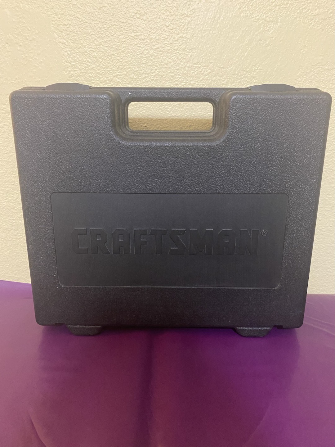 Craftsman Hard Plastic Drill Carrying Case - 14.75"x12.75" - Empty