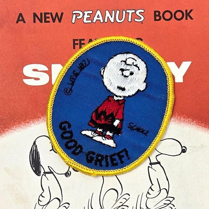 Charlie Brown 'Good Grief' Embroidered Patch - Peanuts