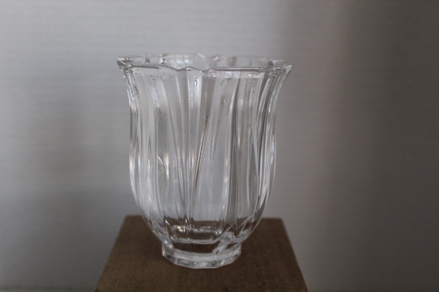 Shannon Crystal Designs of Ireland 24% Lead Crystal Votive Holder 4" Tall