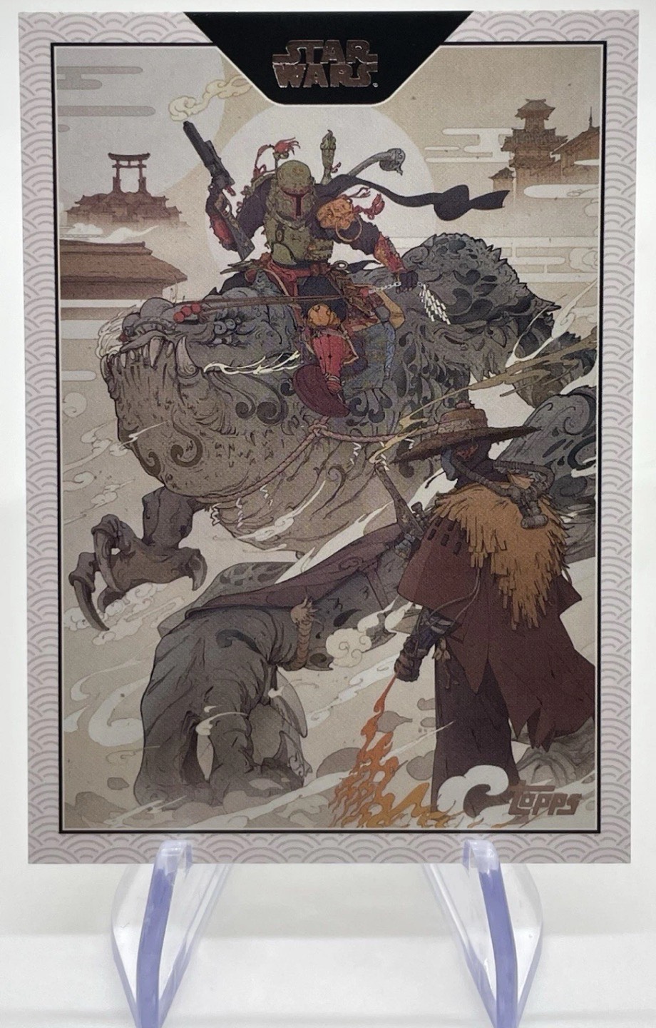 Boba Fett Vs Cad Bane 2025 Topps Star Wars Chrome Meiyo UKIYO-E C ...