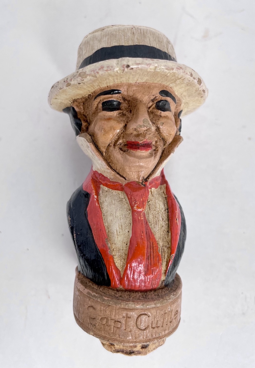 Vtg Capt Cuttle Charles Dickens Dombey & Son Bottle Stopper Barware ...