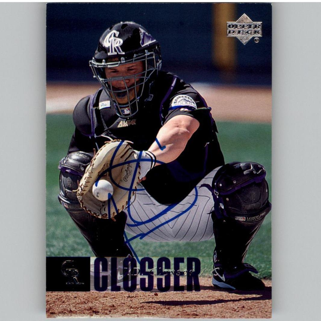 J.D. Closser Signed Colorado Rockies 2006 Upper Deck Baseball Card #162
