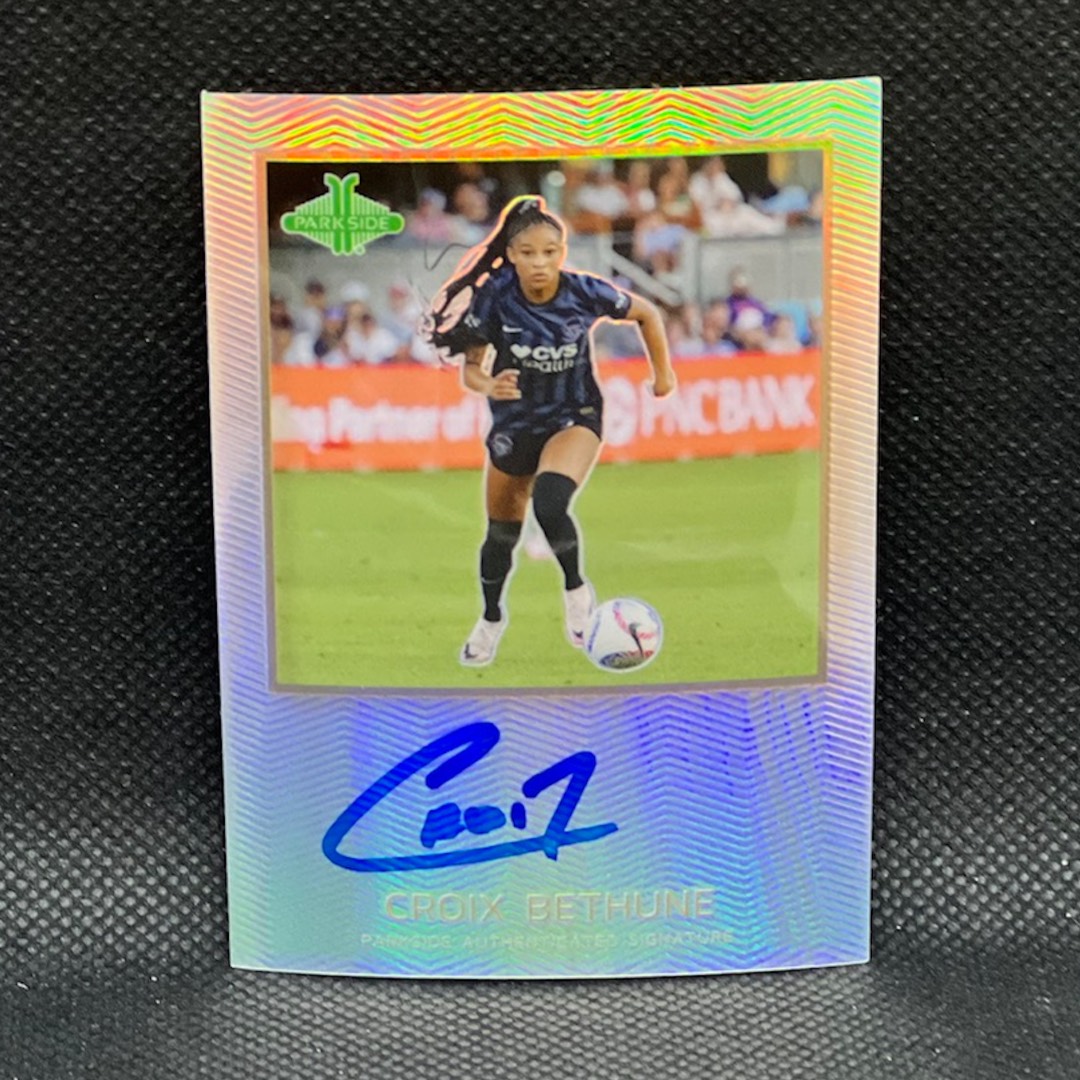 Croix Bethune 2024 Parkside Pacific NWSL Autograph Washington Spirit ...