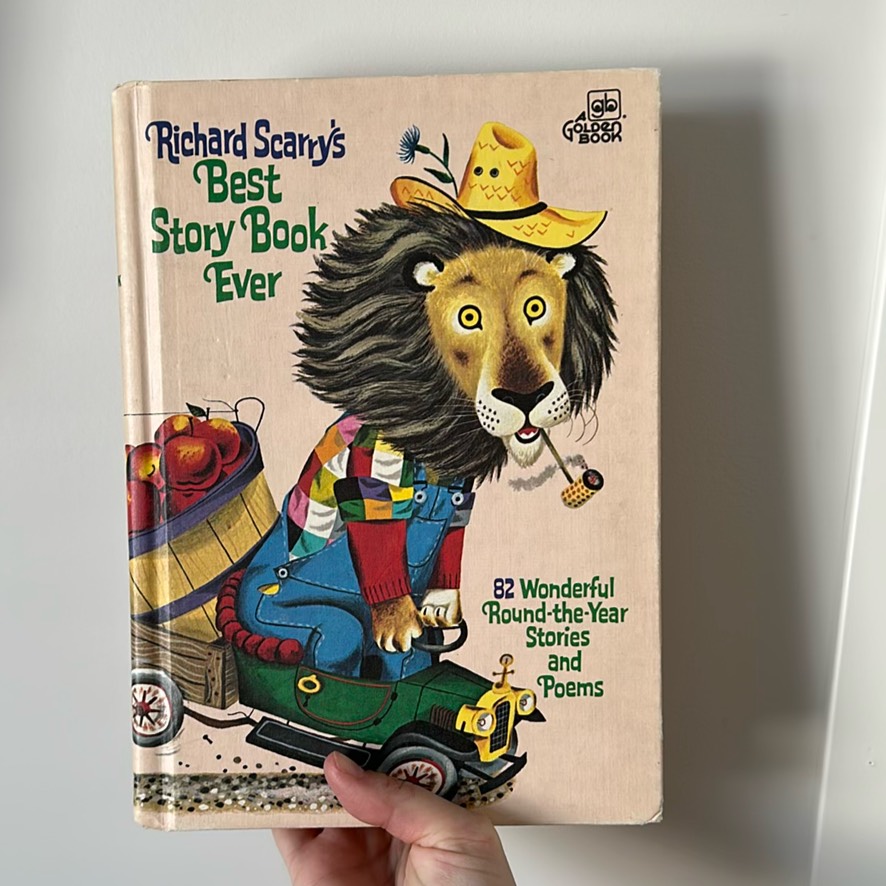1968 Vintage Richard Scarry’s Best Golden Book Ever