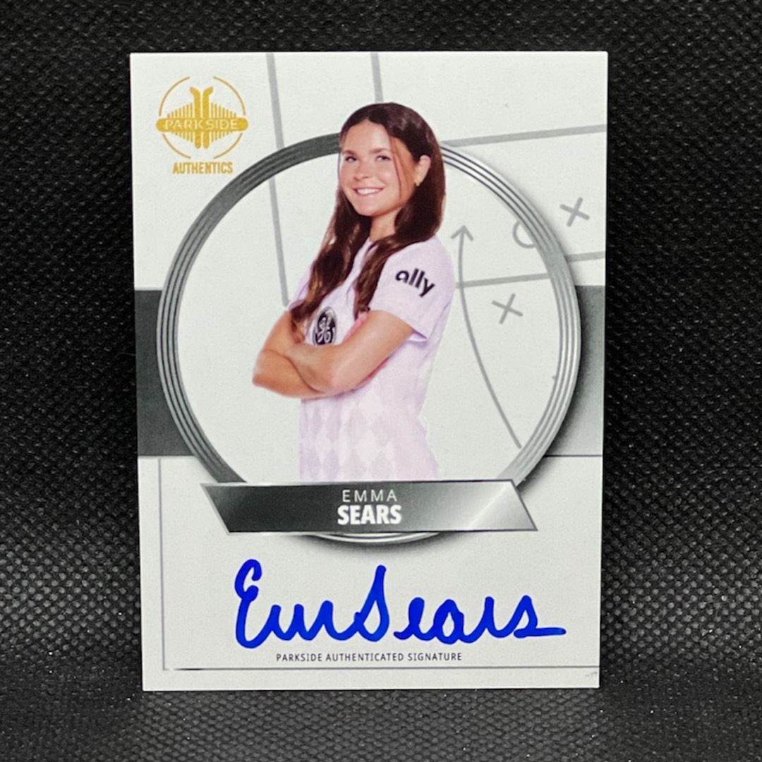 Emma Sears 2024 Parkside NWSL Vol 2 Signature Series Autograph Soccer Card