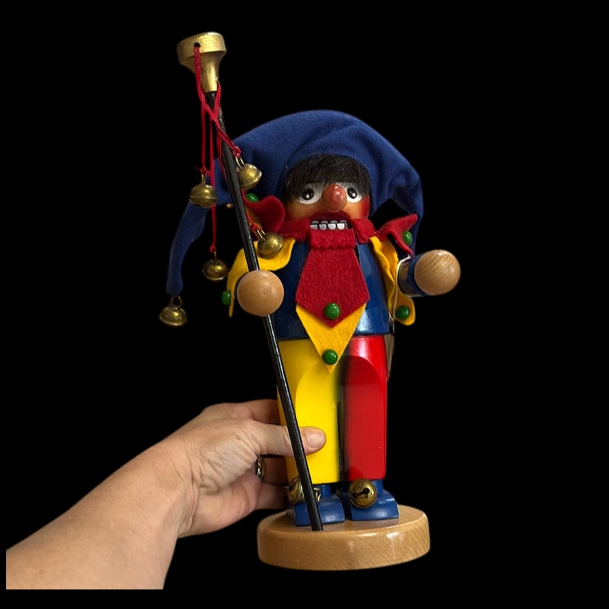 German Nutcracker, Steinbach, Jester, Germany, with tag 10” Tall In ...