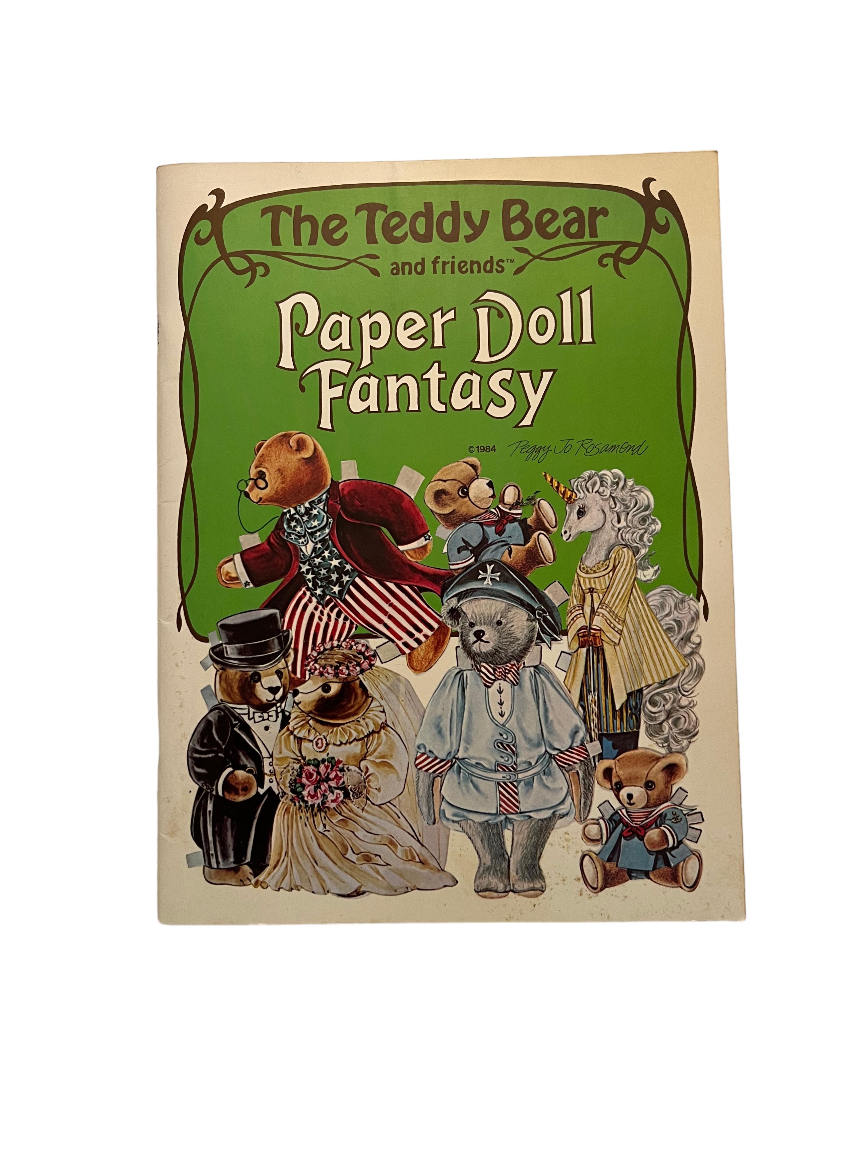 The Teddy Bear and Friends Paper Doll Fantasy Full Color 1984 Uncut ...
