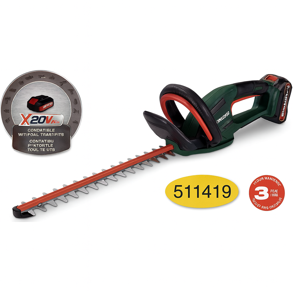 Parkside 20V Cordless Hedge Trimmer – Bare Unit, 2600spm, 2025 Model ...