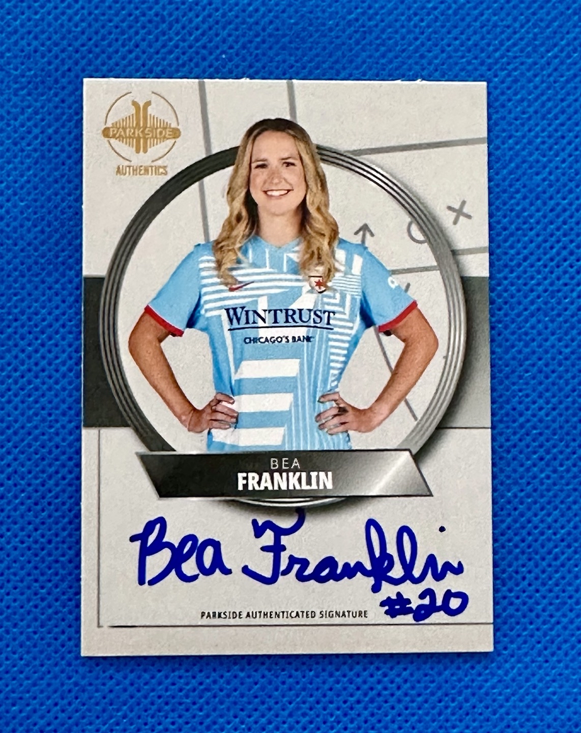 Bea Franklin Auto Chicago Red Stars Signature Series 2024 Parkside NWSL ...