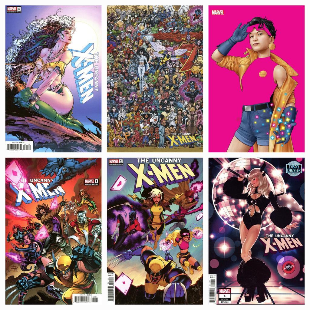 Comic Book Group Break: Uncanny X-Men #1 (10 or more comics each spot)