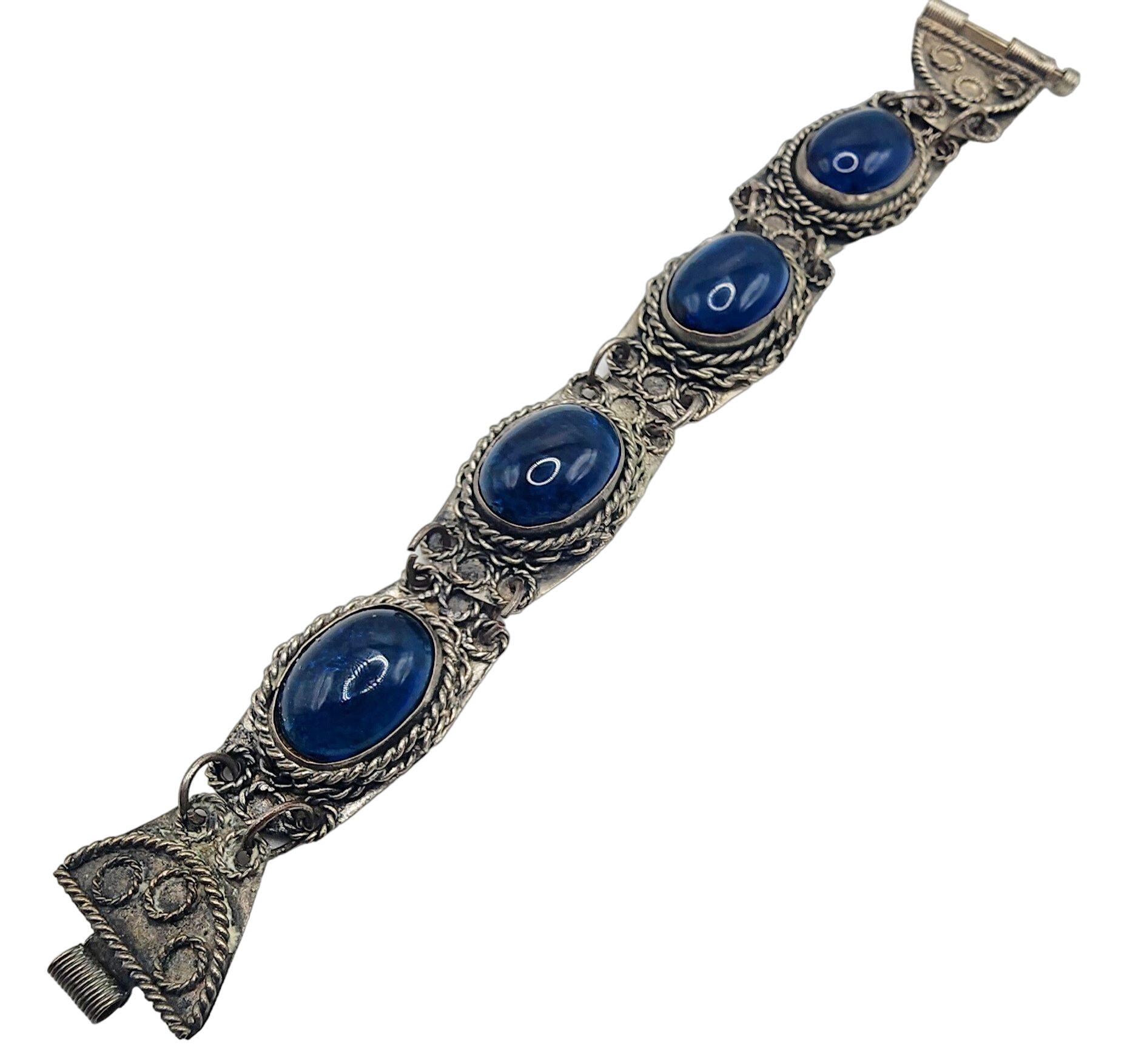 Vintage Turkey Glass Bracelet
