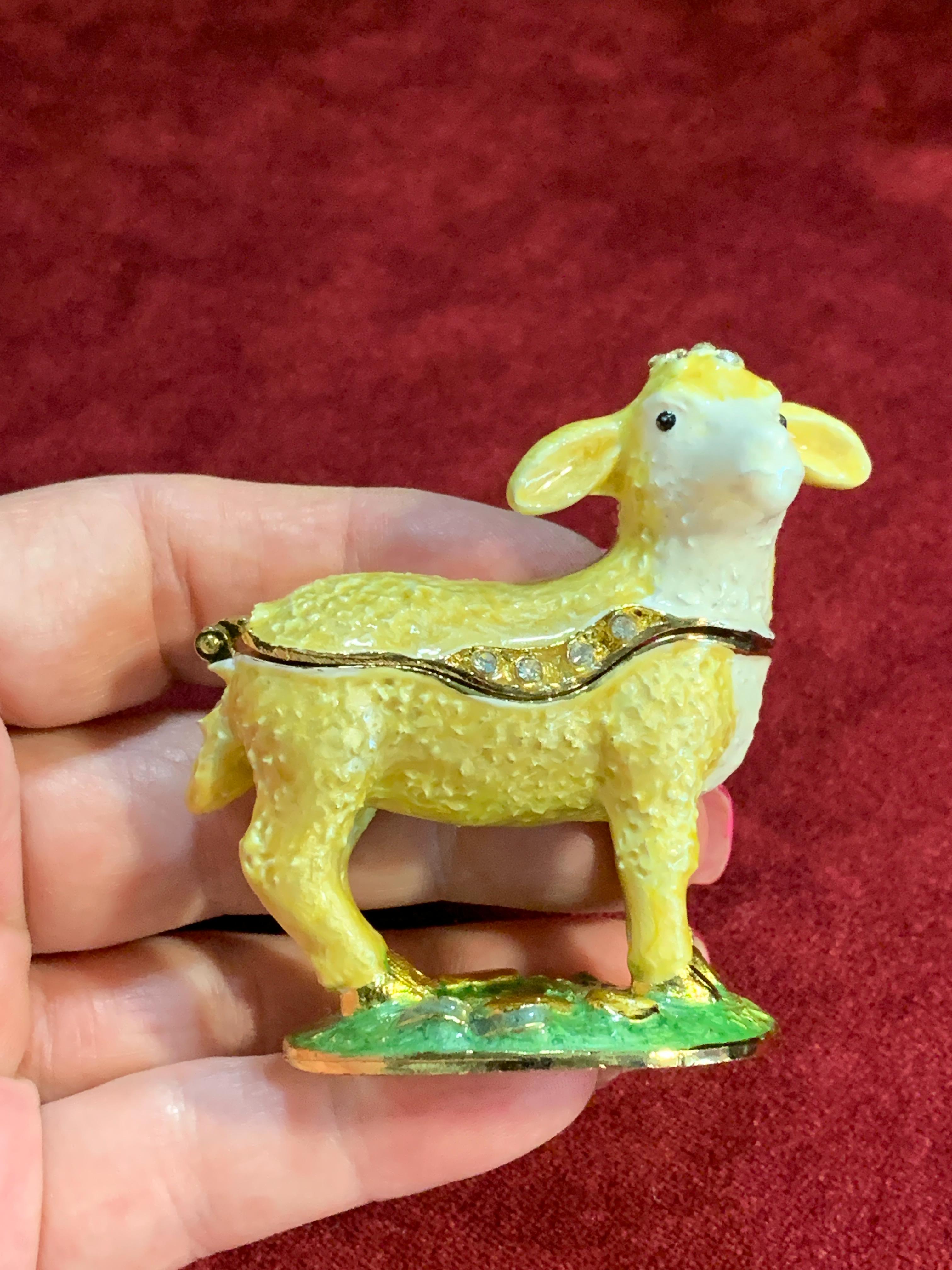 Sheep Trinket Box