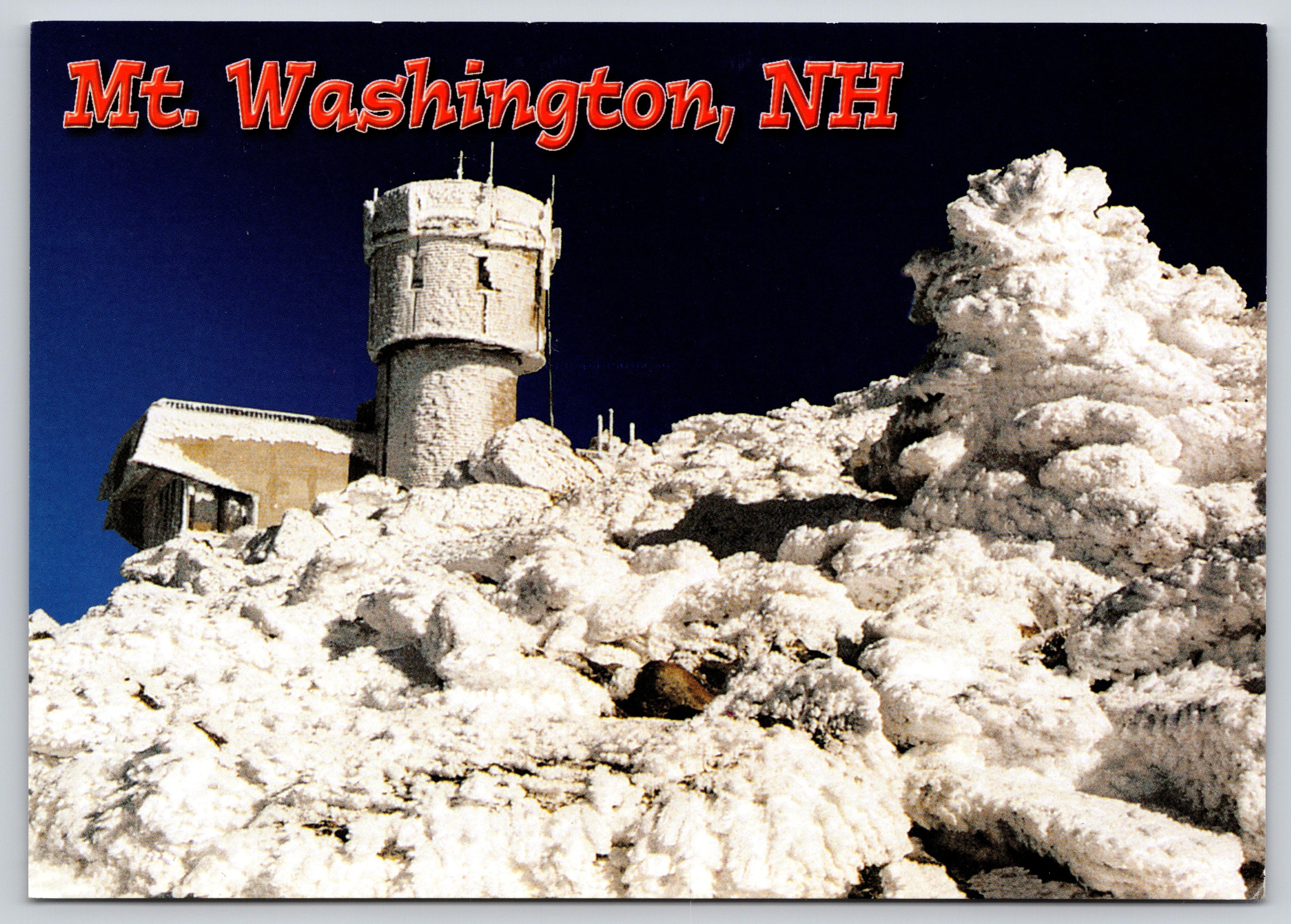 Postcard Sherman Adams Building Mount Washington Observatory New Hampshire