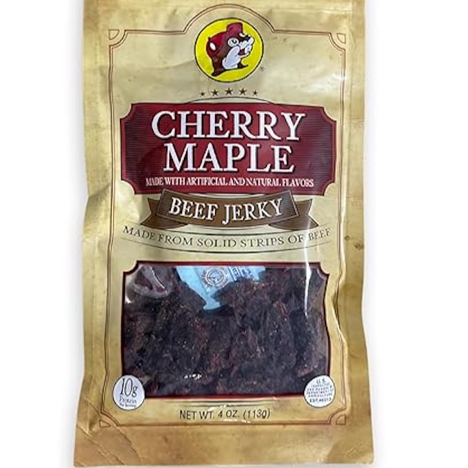 Buc-ee's Smoked Cherry Maple Beef Jerky – 100% Lean, Dried & Tender ...