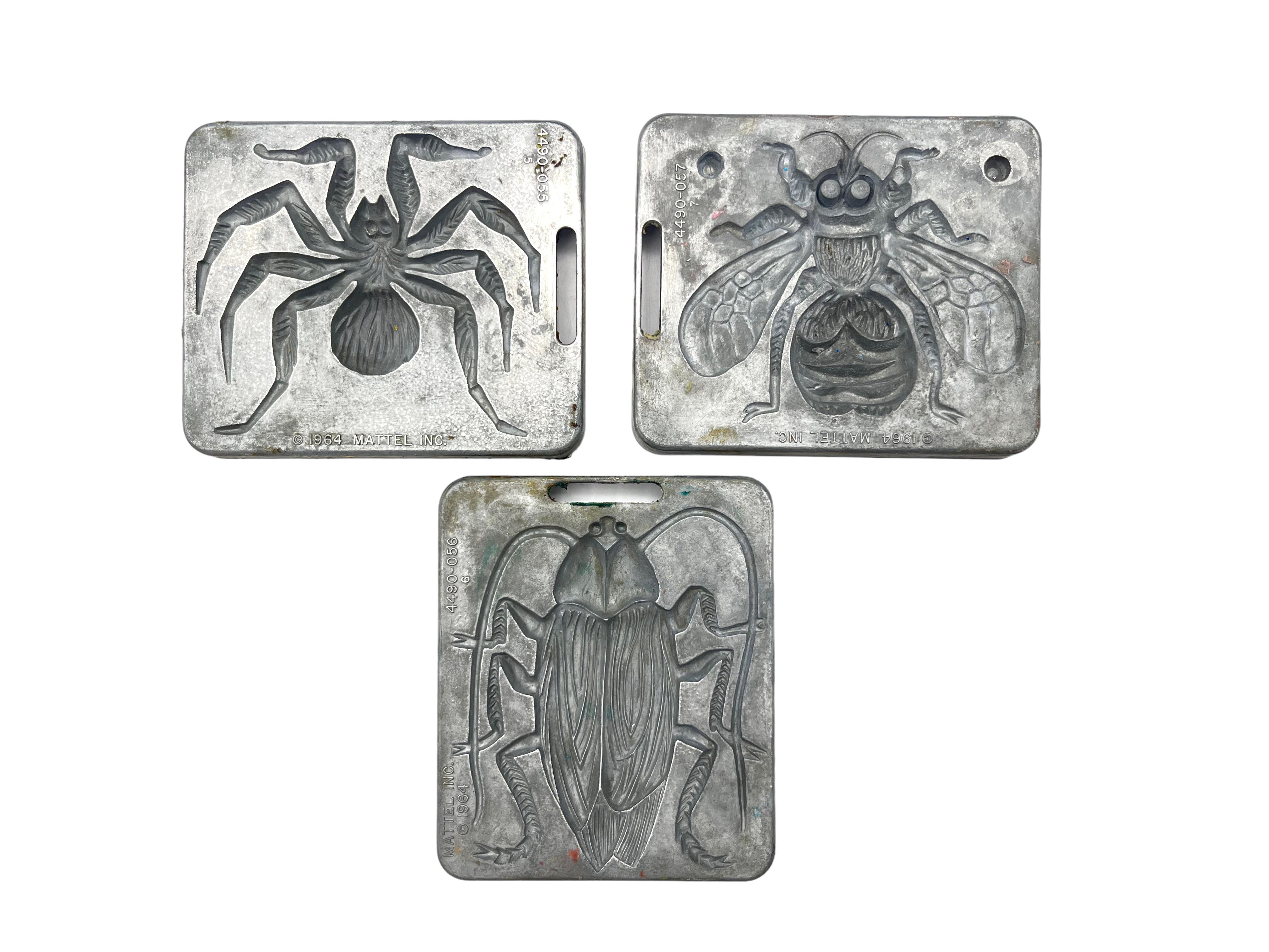 Thingmaker Creepy Crawlers Giant Spider Fly Cockroach 1964 Mattel 4490 ...