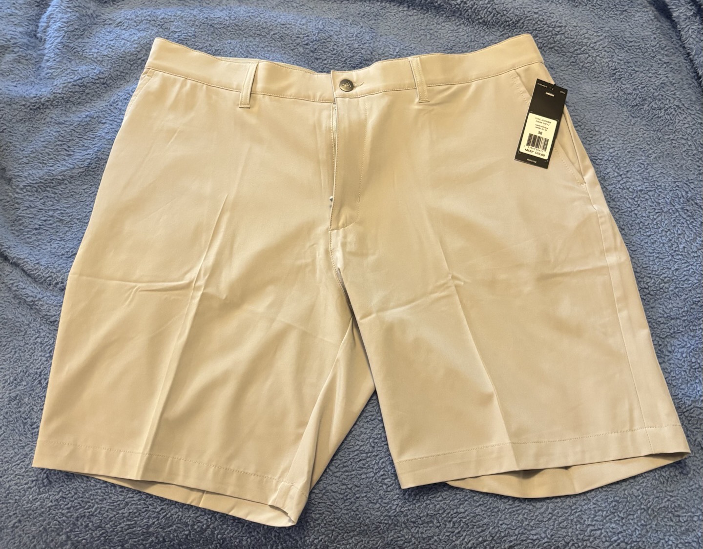 Adidas Size 38 Men's Grey Performance Shorts