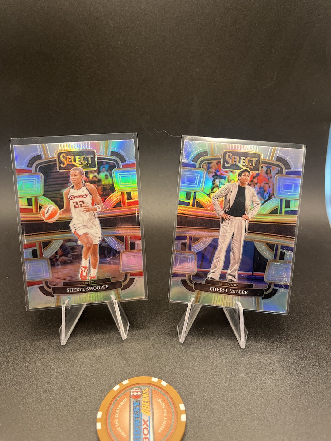 Cheryl Miller & Sheryl Swoopes Concourse Silver Lot 2024 Select wNBA