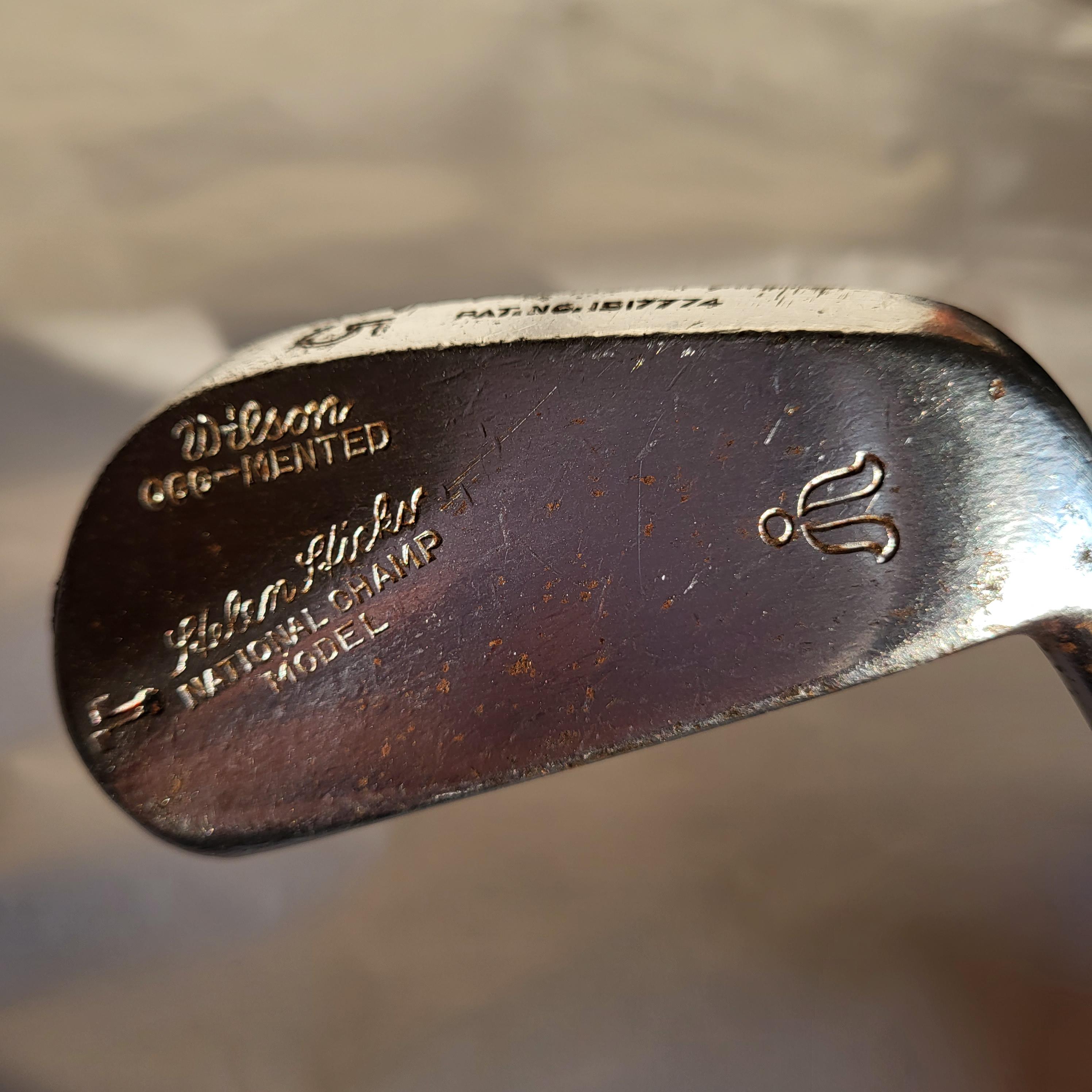 Vintage Wilson Helen Hicks Ladies 5 Iron RH 36 Inch OGG-Mented Patent ...