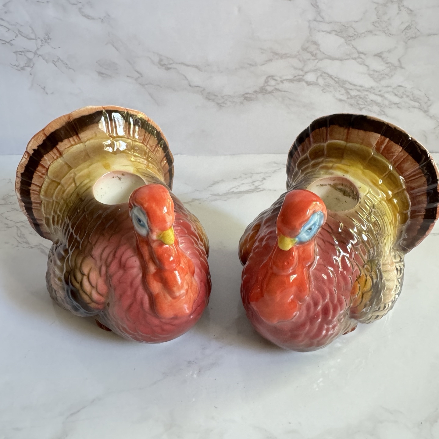 Vintage Otagiri Ceramic Turkey Shaped Vintage Candlestick Holders Set ...