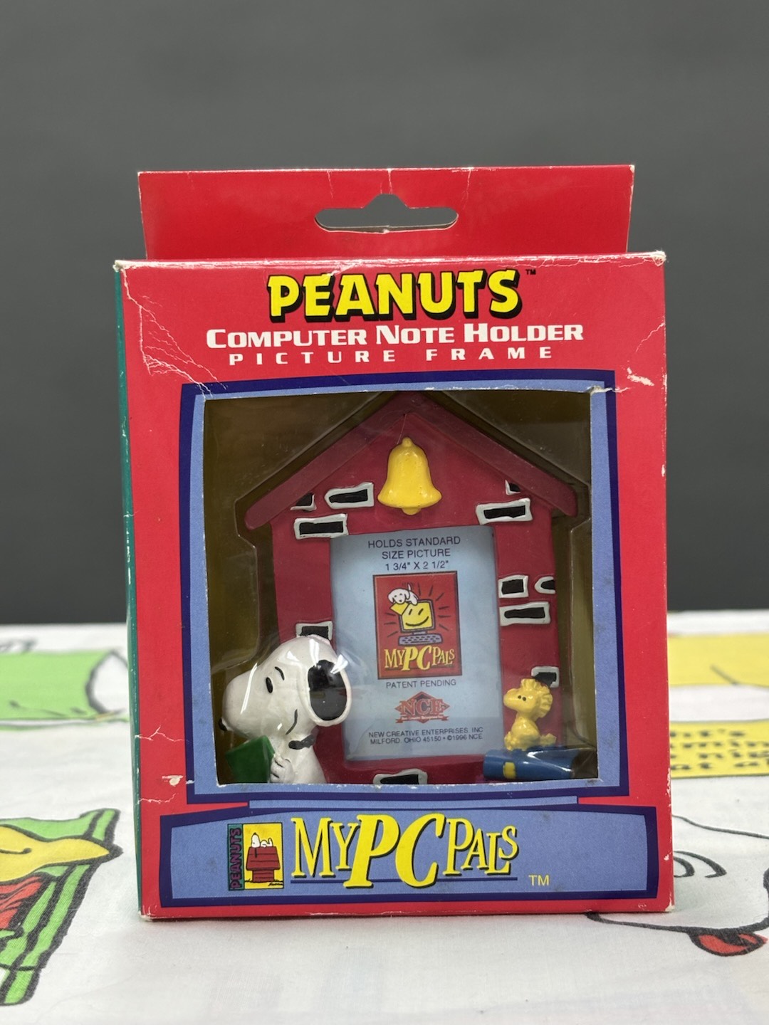 Peanuts Computer Note Holder Picture Frame School/Library