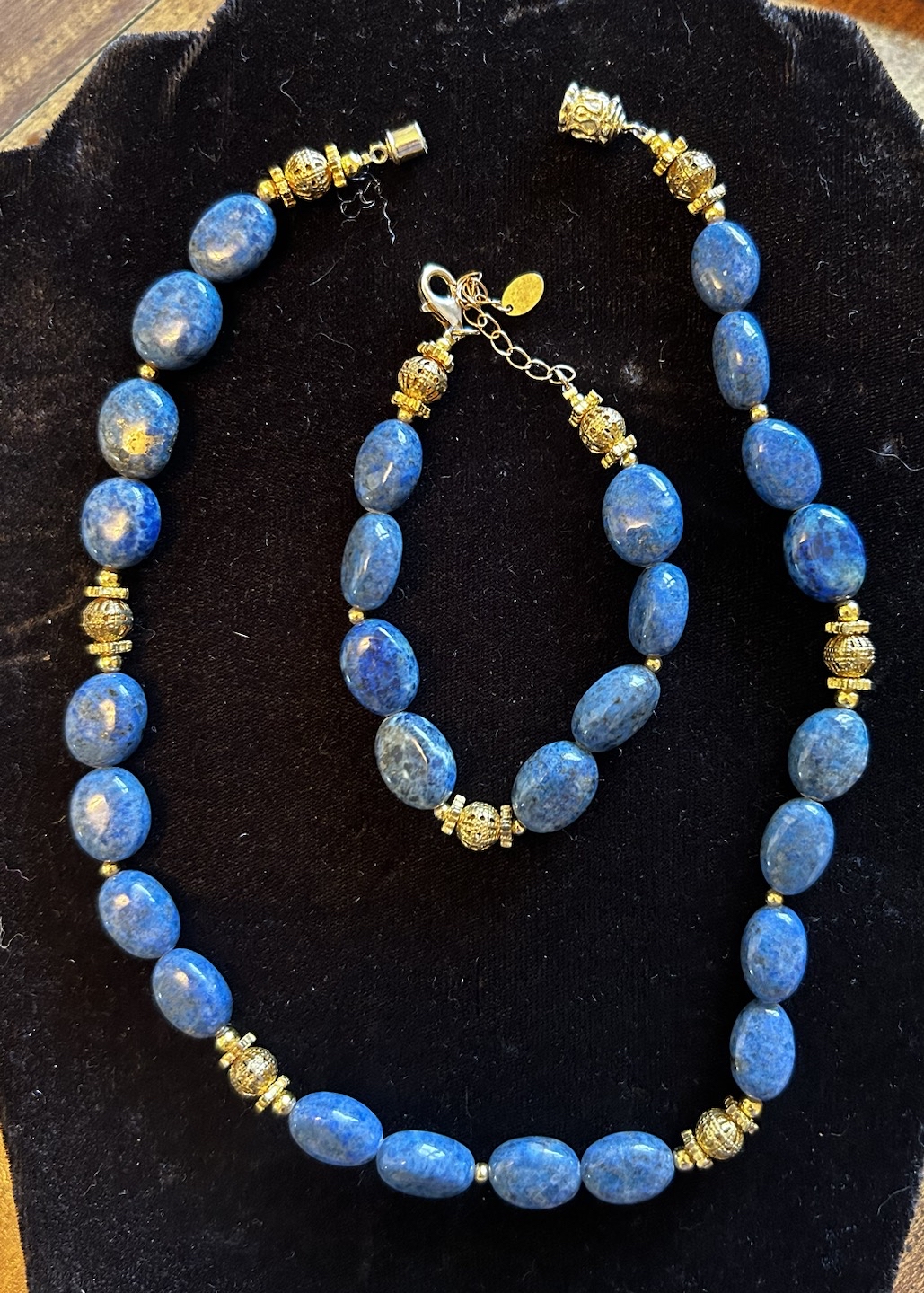 Stauer Blue Stone Set