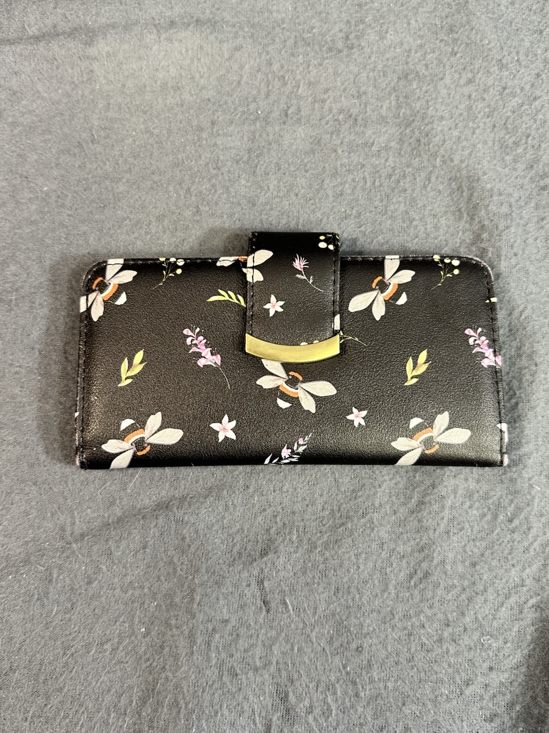 Slim Wallet Vinyl Bee Print
