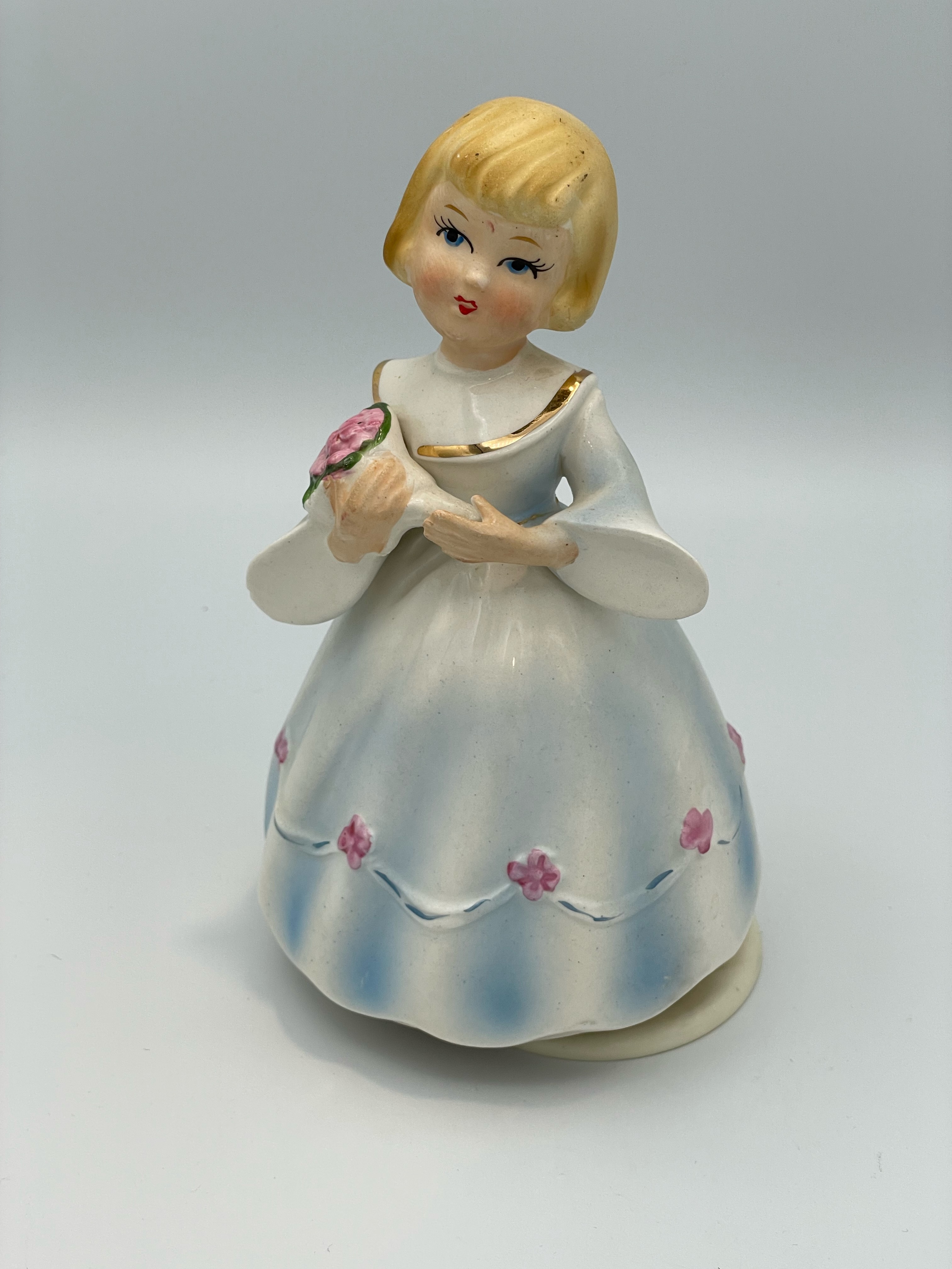 Schmid Music Box Porcelain Girl