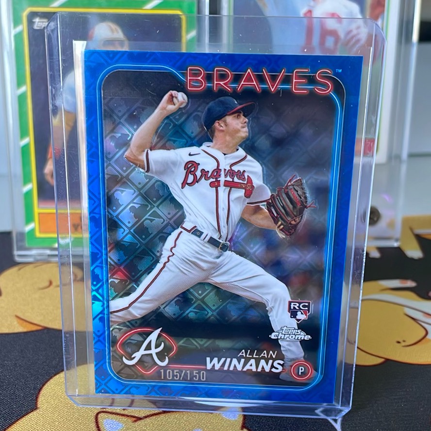 Allan Winans Rookie Refractor 105/150 - Atlanta Braves
