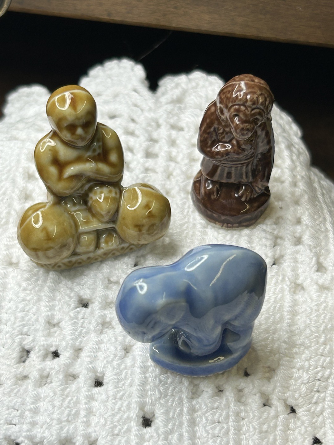 Wade Circus Figures.Three of the pieces from that set.