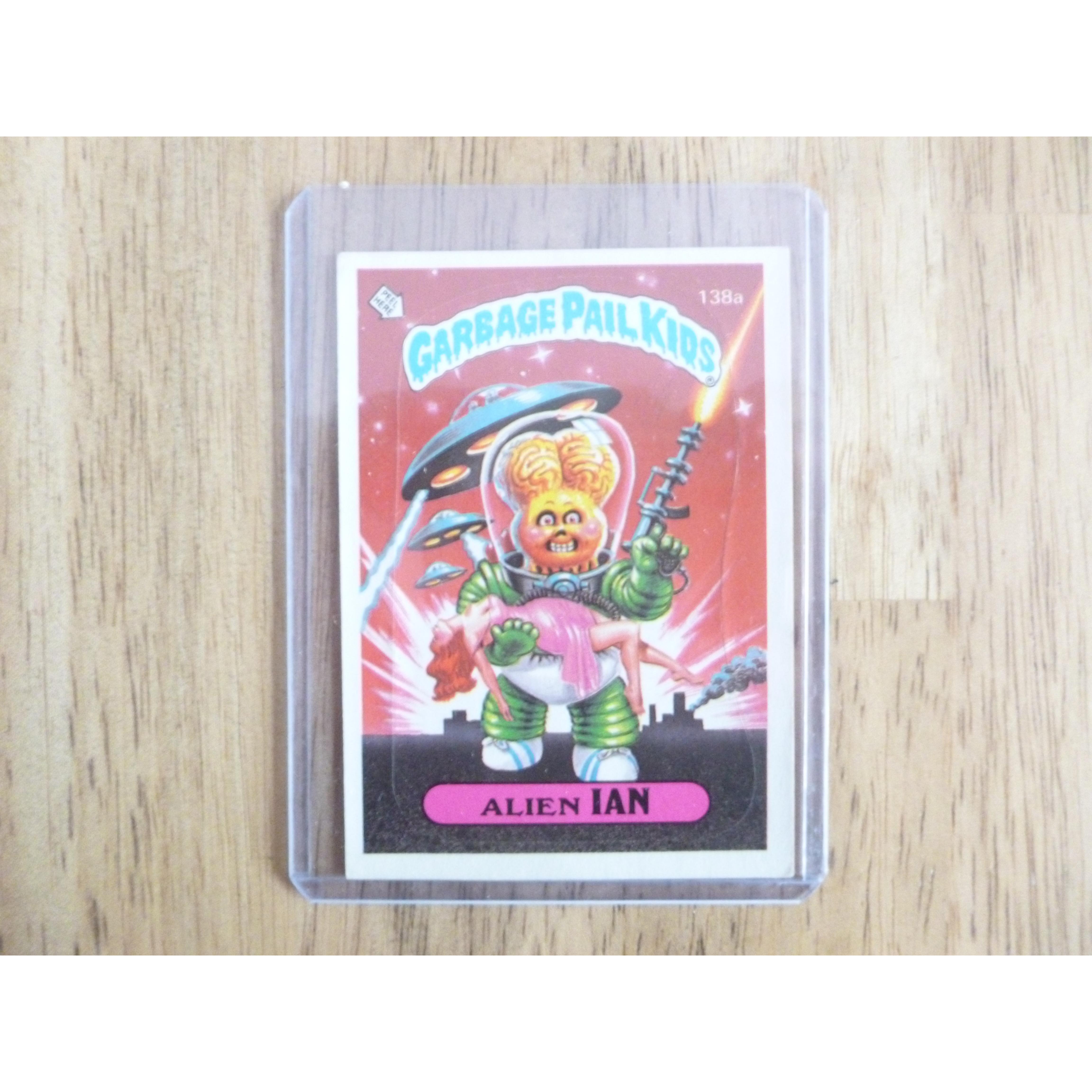 Original 1986 Garbage Pail Kids card Alien Ian #138a ~ Excellent ...