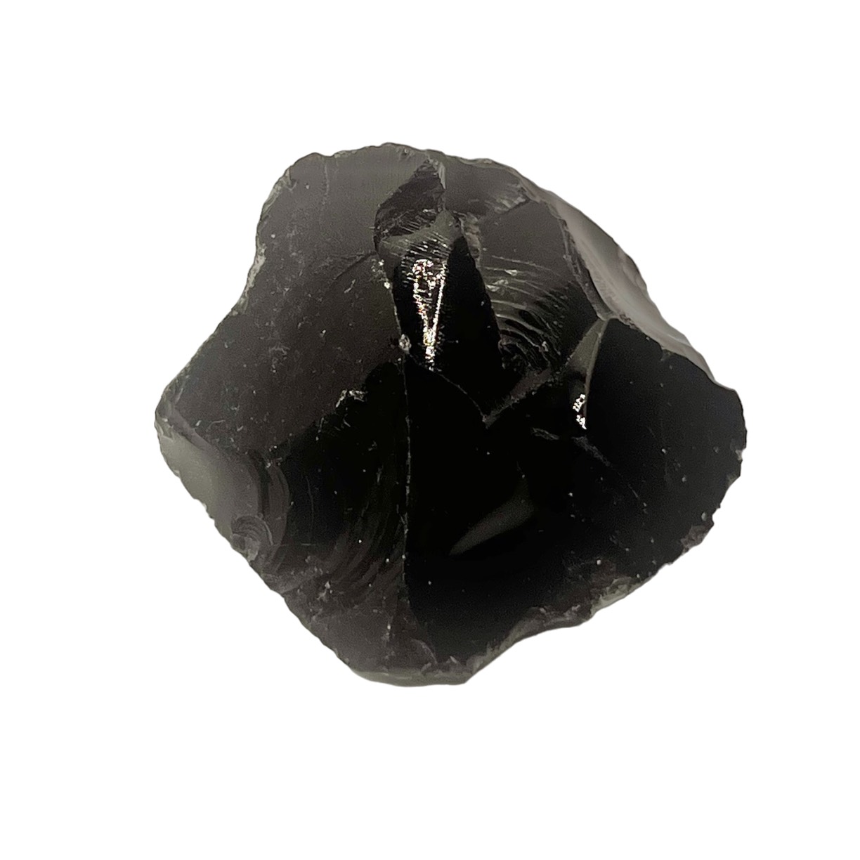 Piece of Shiny Black Natural Obsidian