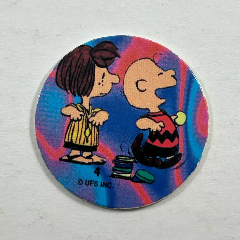 Peanuts Character POG #4 Peppermint Patty & Charlie Brown American ...