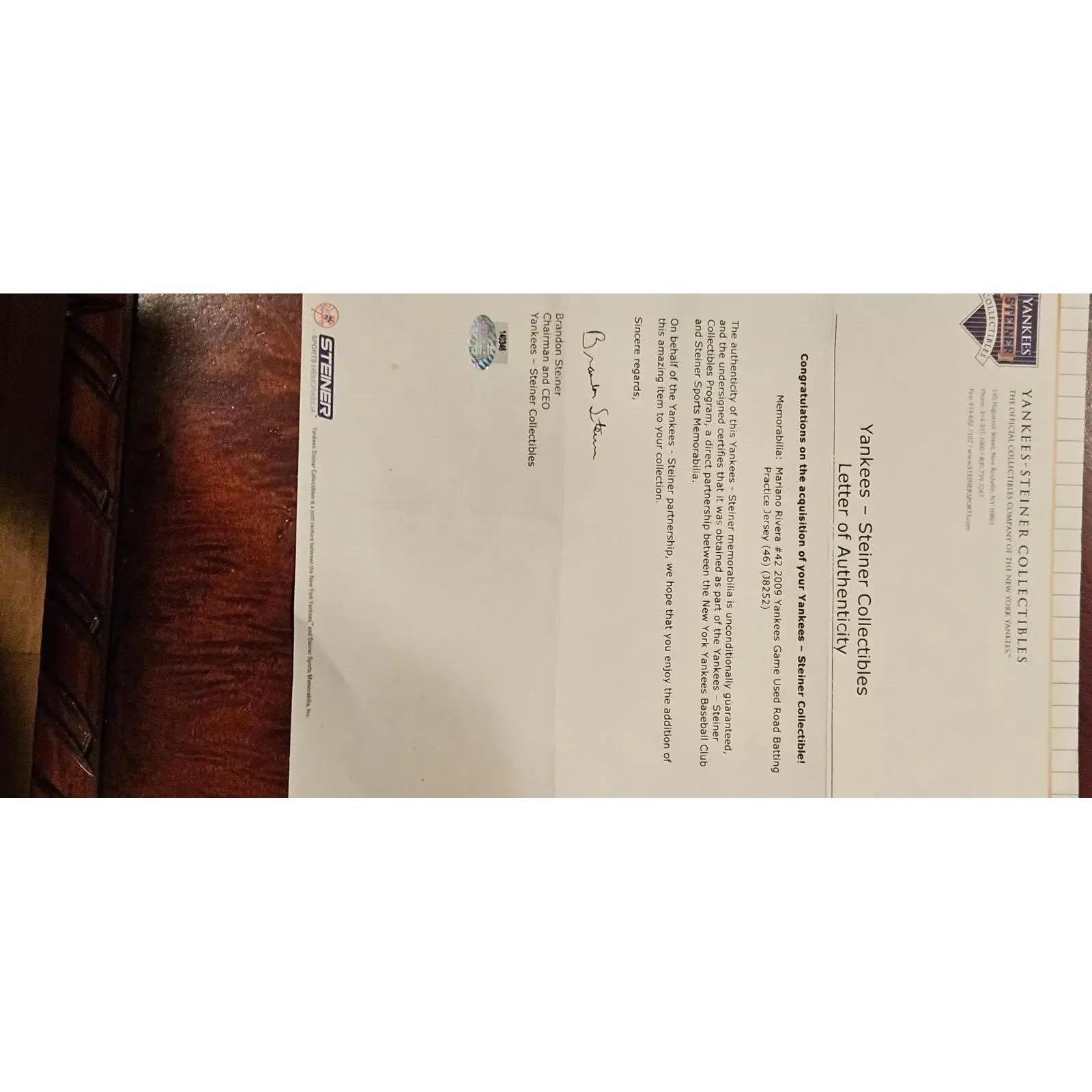 NEW YORK YANKEES MARIANO RIVERA SIGNED & INSCRIBED GAME USED PANT ...