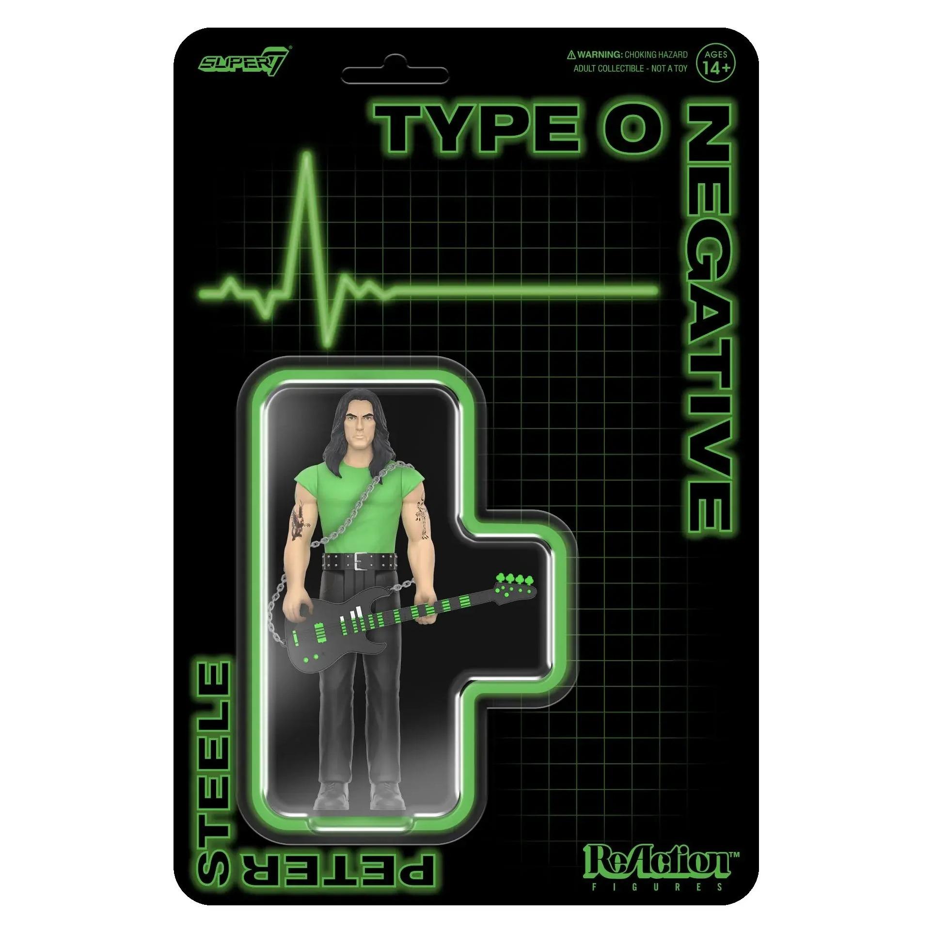 Peter Steele ReAction Figure Type O Negative Super 7