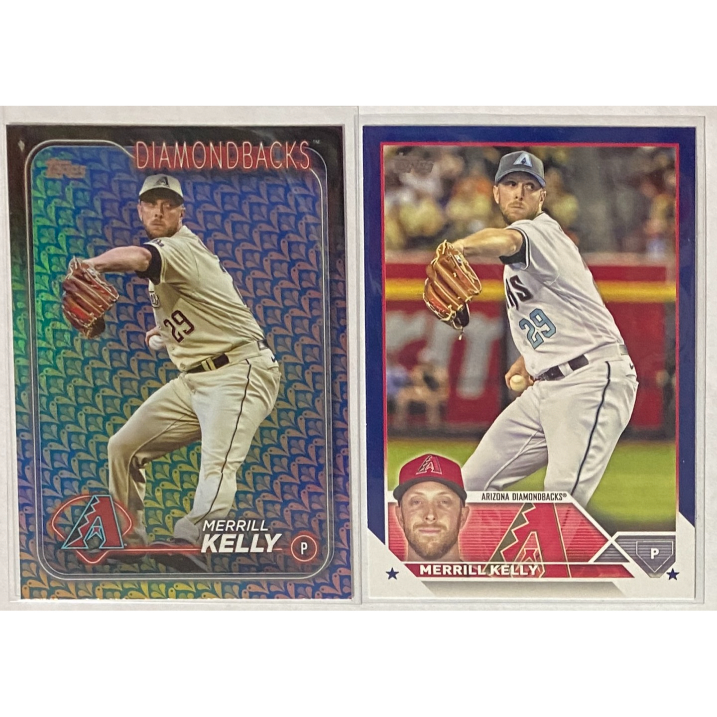 Merrill Kelly Insert Lot Arizona Diamondbacks - Free Shipping