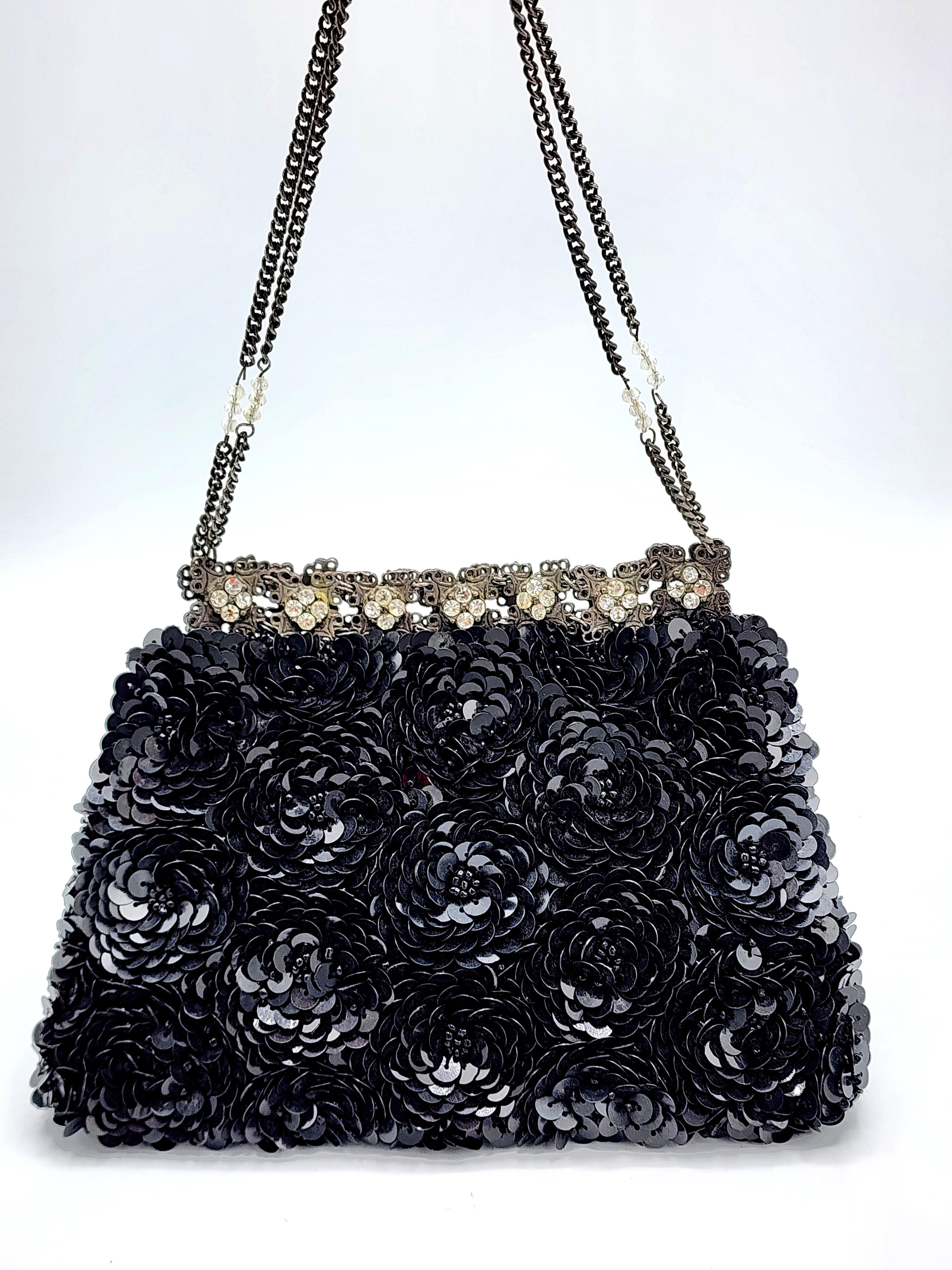 Vintage Small Sequence Purse Clutch Handbag India