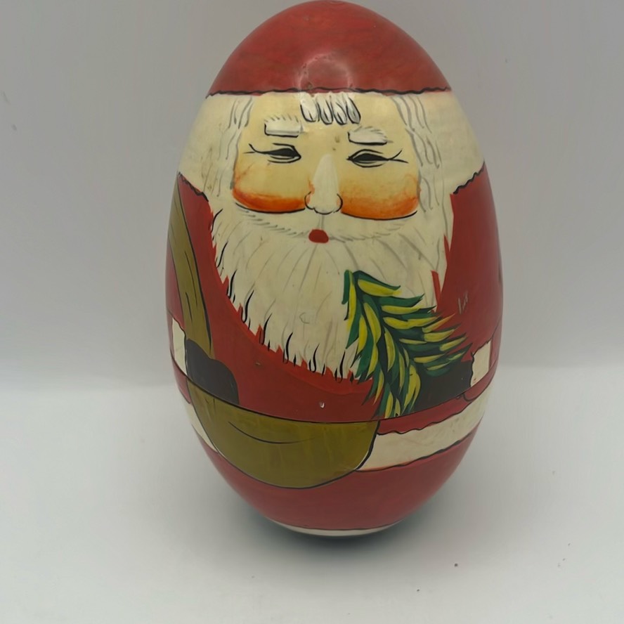 Wooden Nesting Santa’s