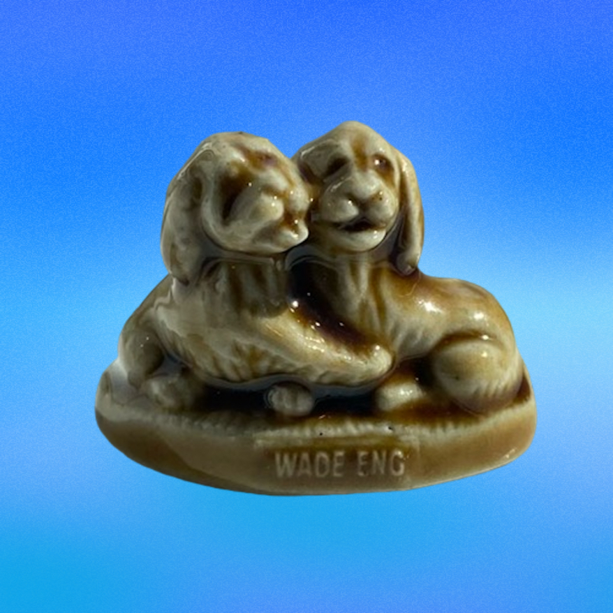 Wade Whimsies England Red Rose Pet Shop Puppy Dogs Figurine