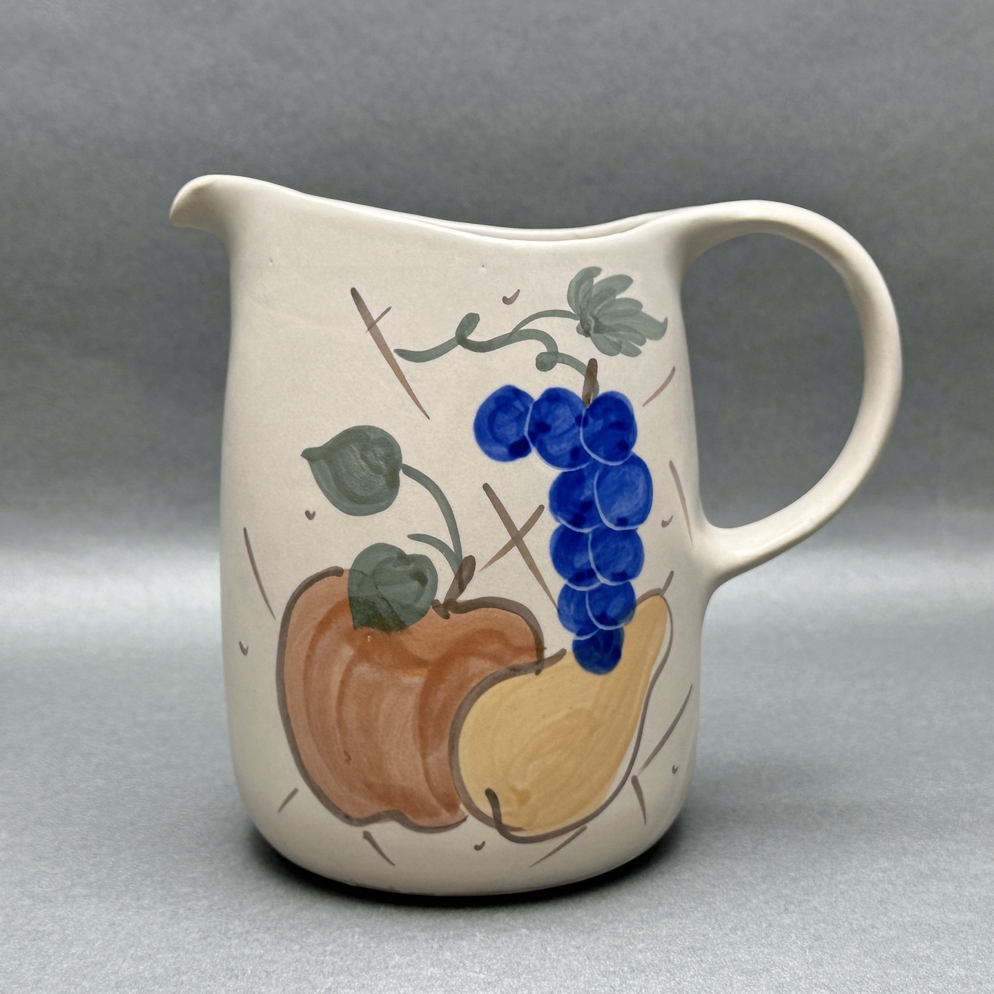 Vintage Chatham Potters “Country Harvest” Studio Pottery Ceramic Juice ...
